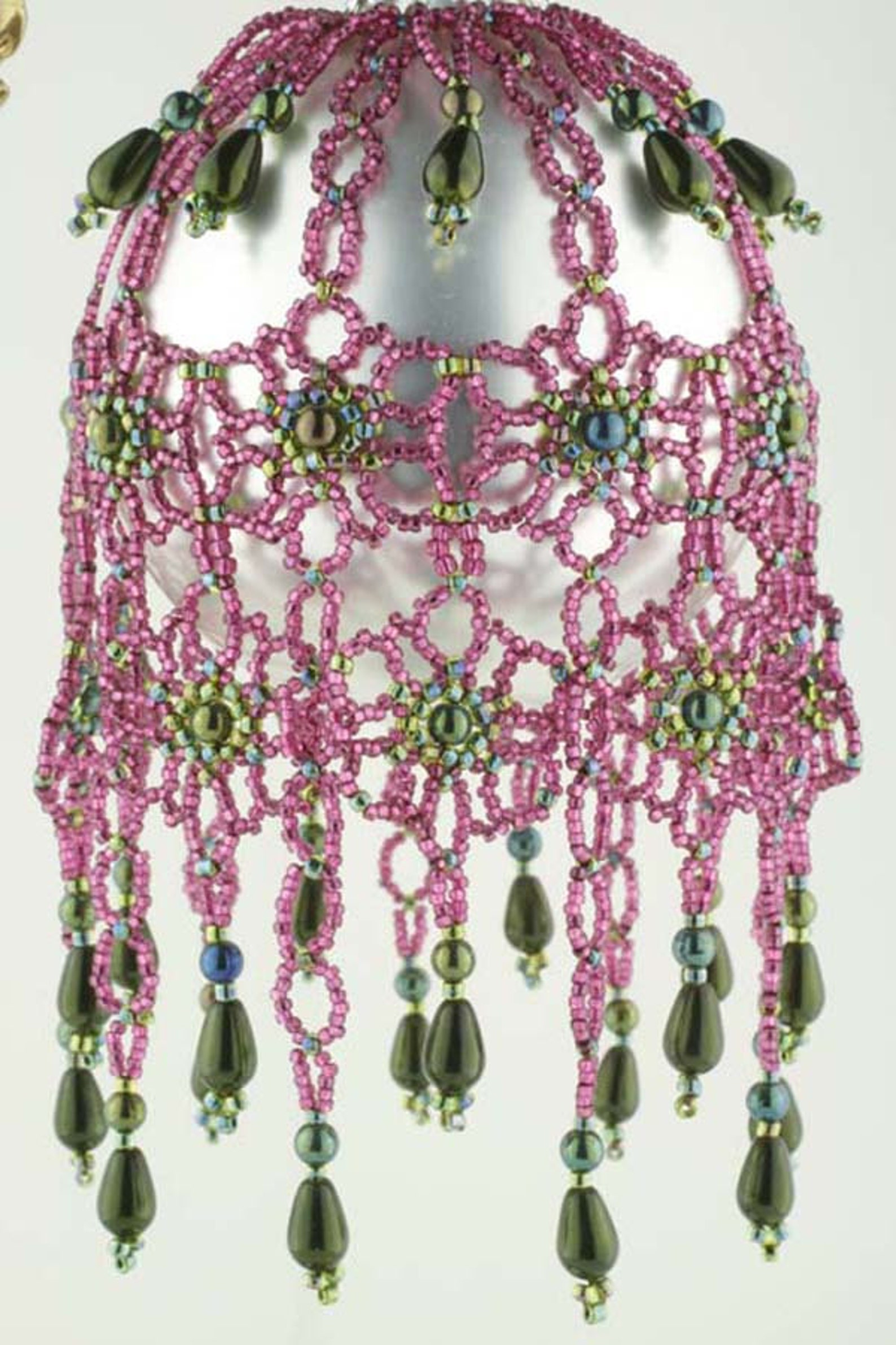 Beading Tutorial - Floral Elegance Ornament - Etsy