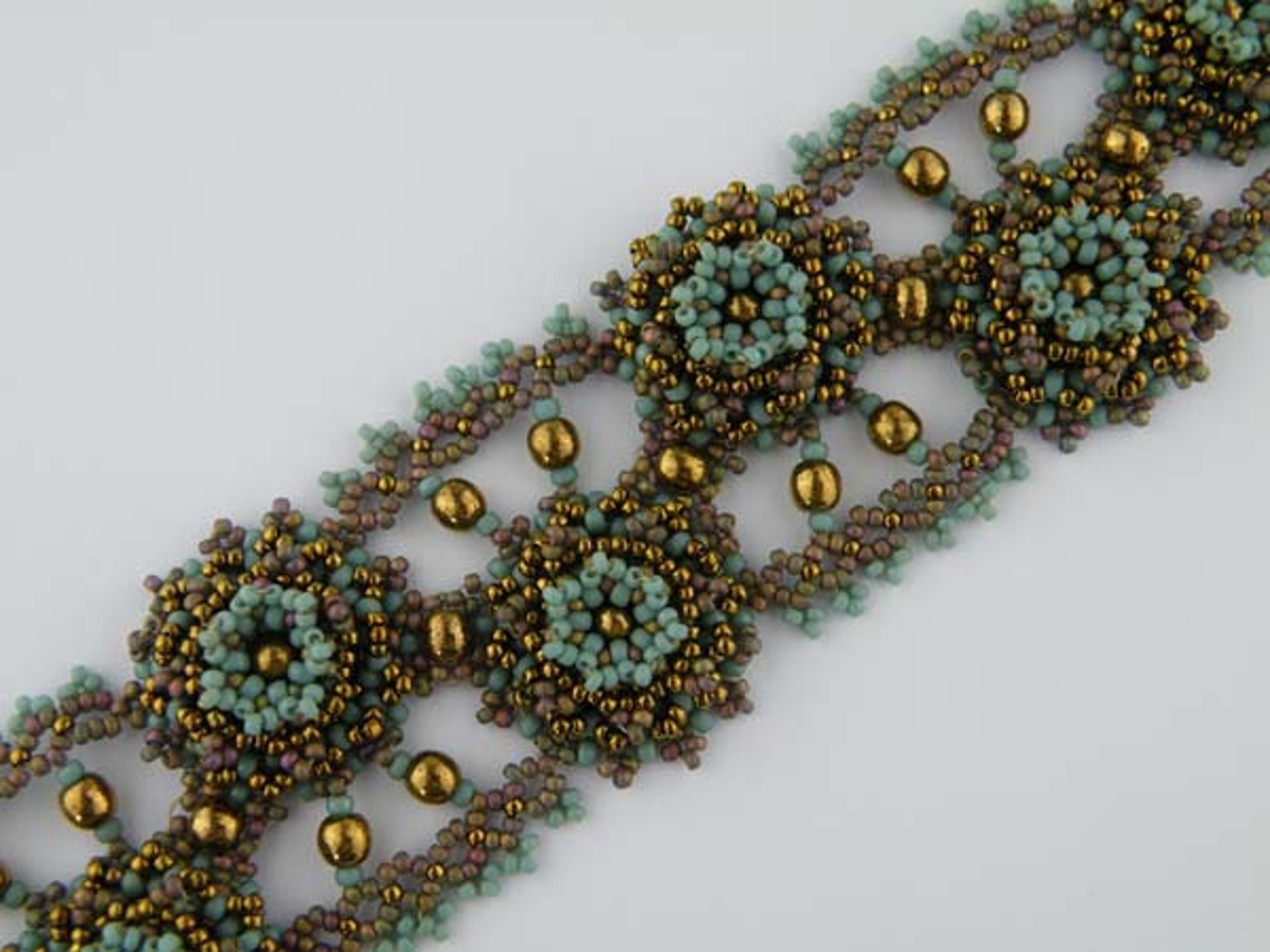 Beading Tutorial - Romantic Rosette Bracelet - Etsy