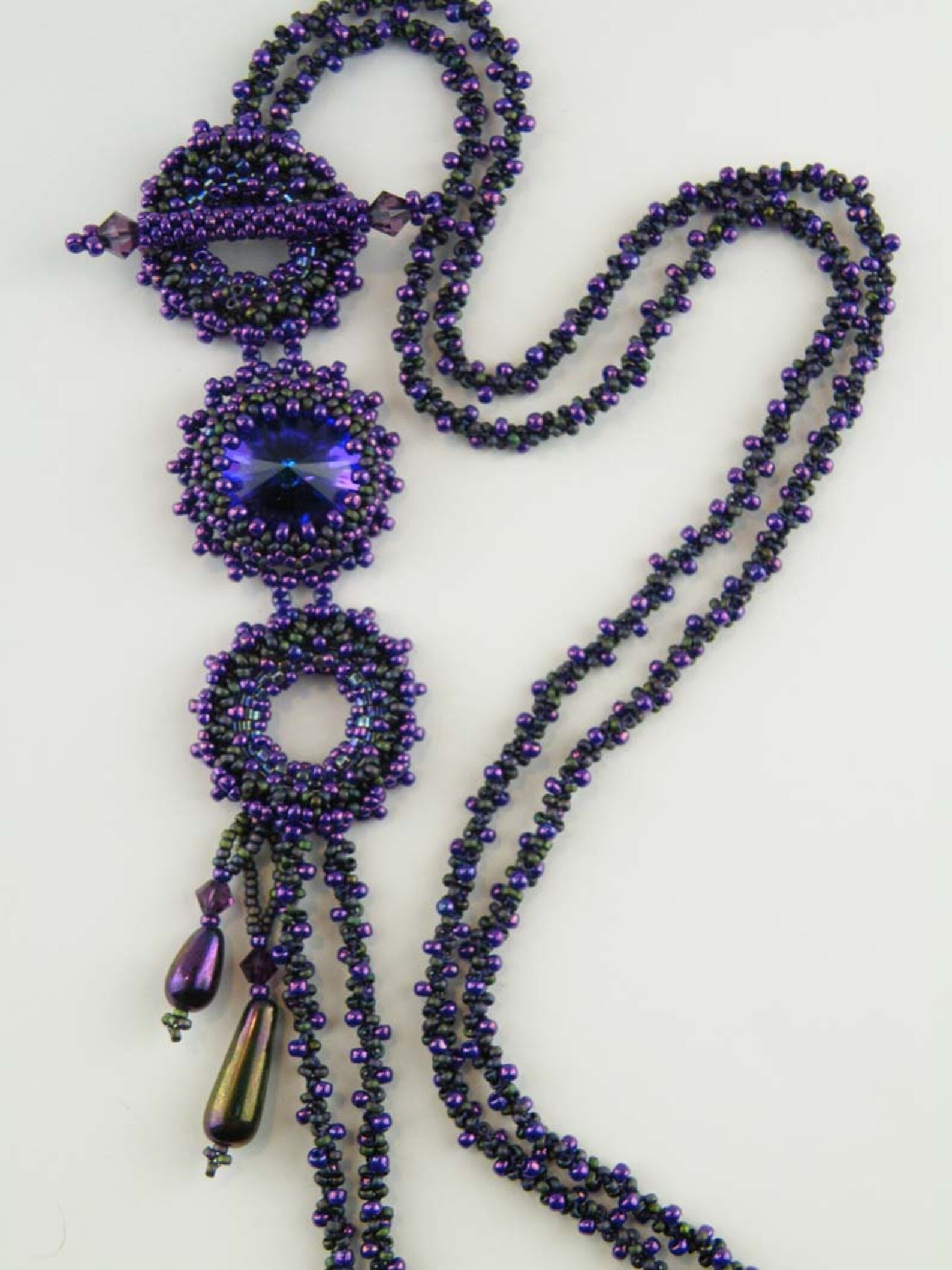 Beading Tutorial - on the Side Necklace - Etsy