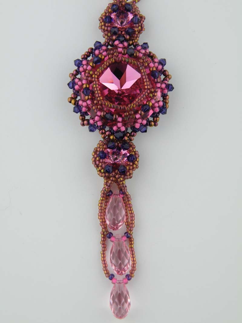 Beading Tutorial - Gypsy Gem Pendant - Etsy
