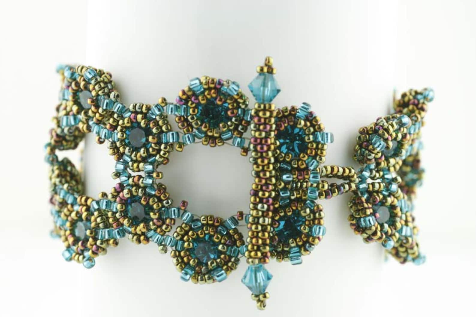 Beading Tutorial - Honeycomb Bracelet - Etsy