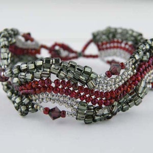 Beading Tutorial - Curves Bracelet - Etsy