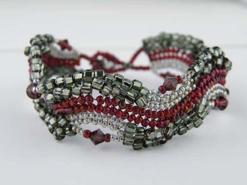 Beading Tutorial - Curves Bracelet - Etsy
