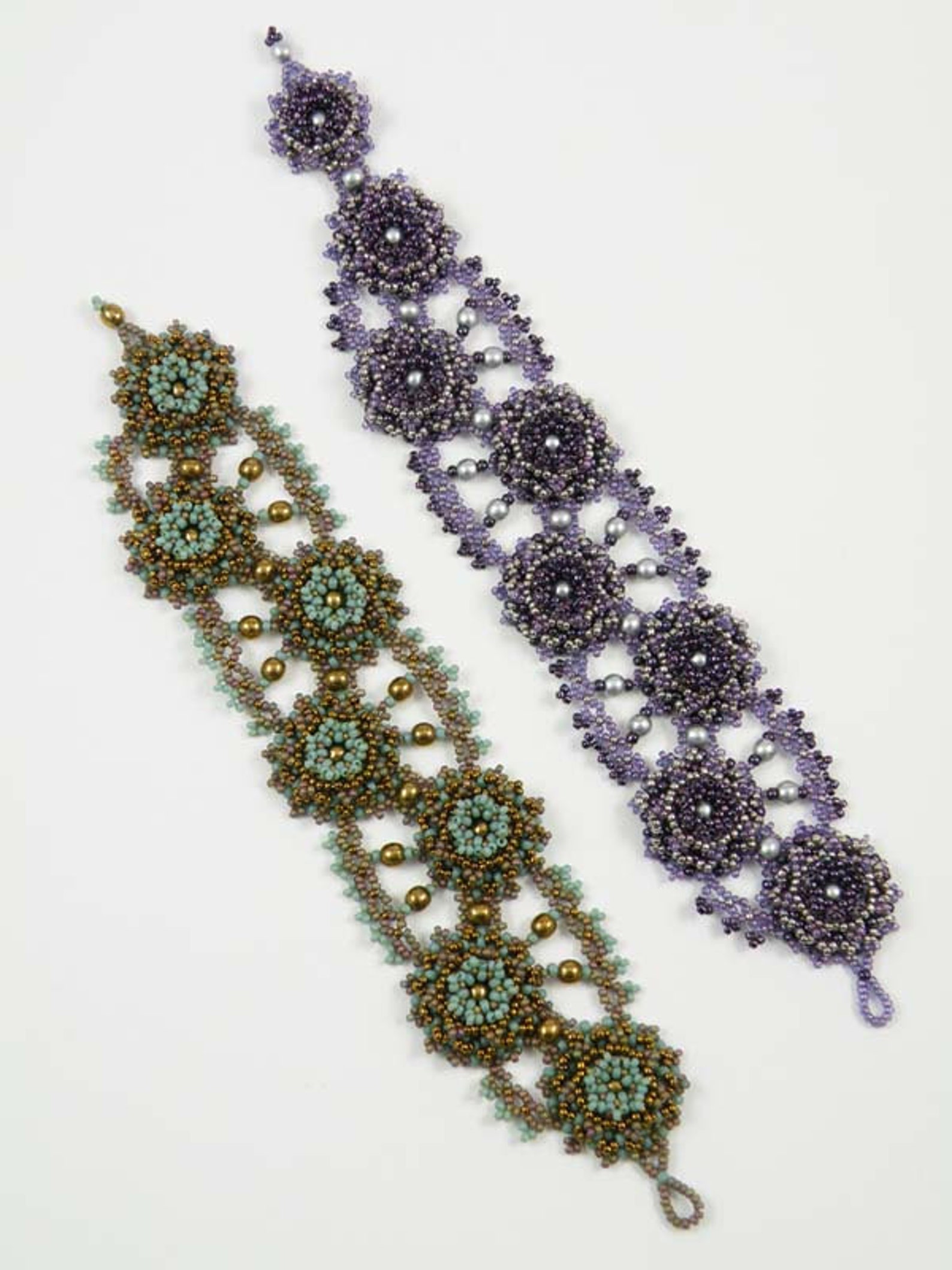 Beading Tutorial - Romantic Rosette Bracelet - Etsy