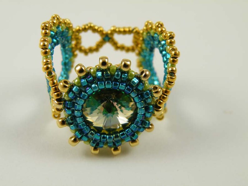 Beading Tutorial - Pagoda Ring - Etsy