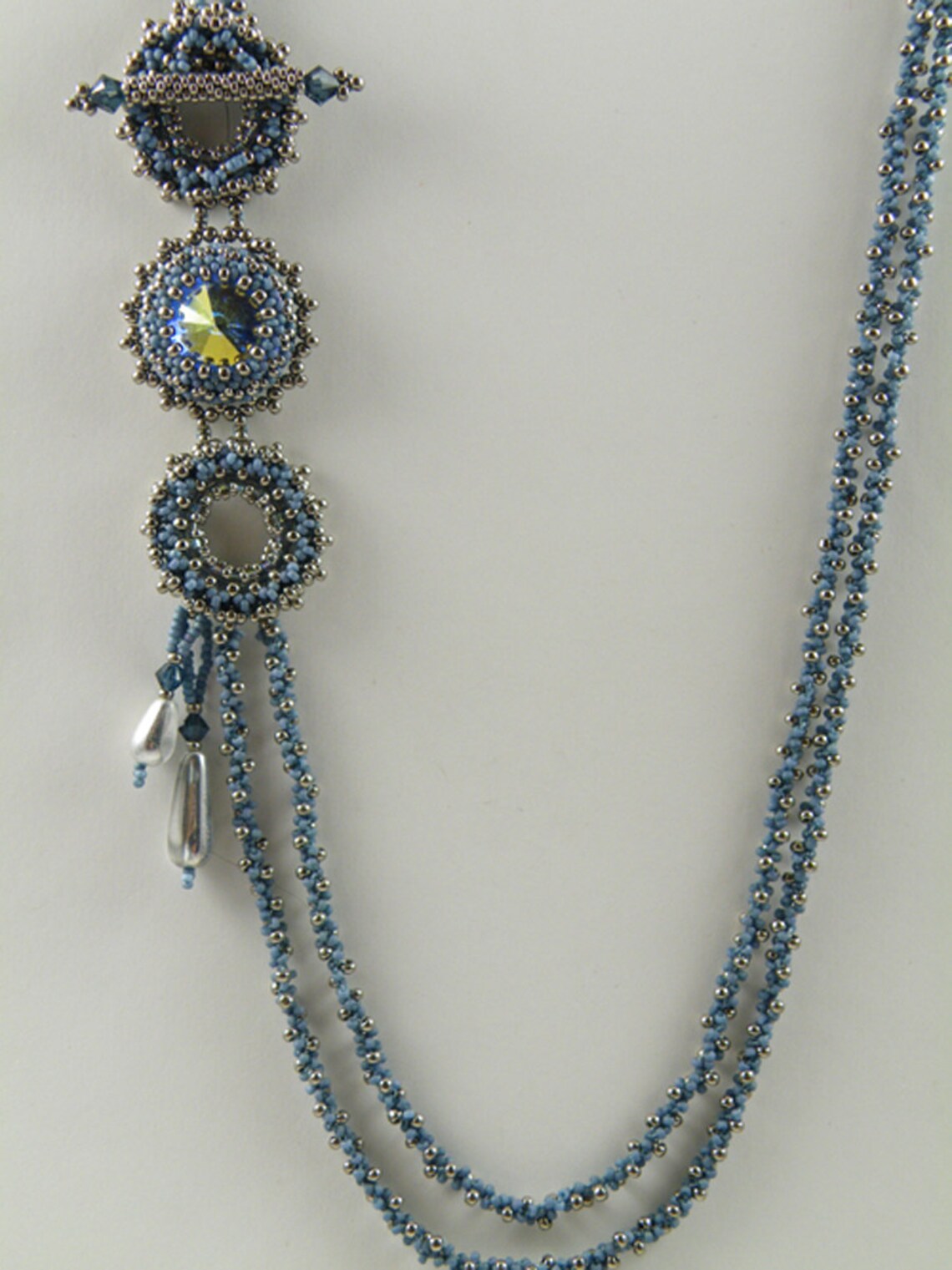 Beading Tutorial - on the Side Necklace - Etsy