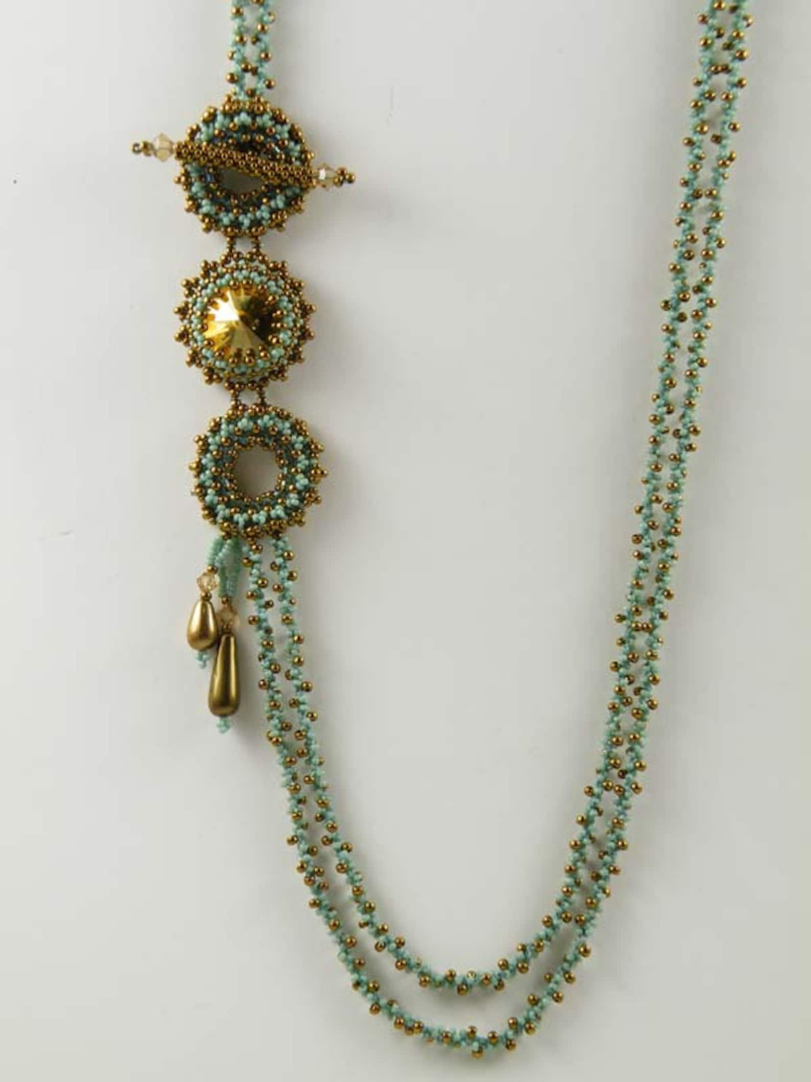 Beading Tutorial - on the Side Necklace - Etsy