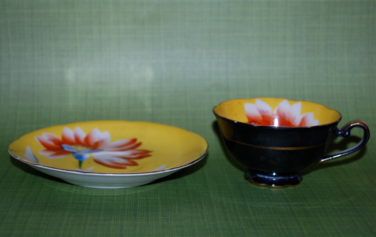 Beautiful Japanese Trimont China Cup and Saucer - Etsy