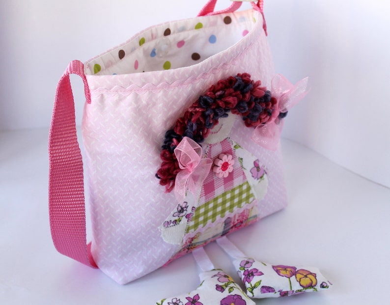 Purse for Little Girl Pink Child's Purse Purse With Doll - Etsy