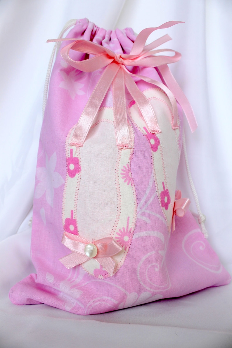 Ballet Shoe Bag Bance Bag Pink Girl Backpack - Etsy