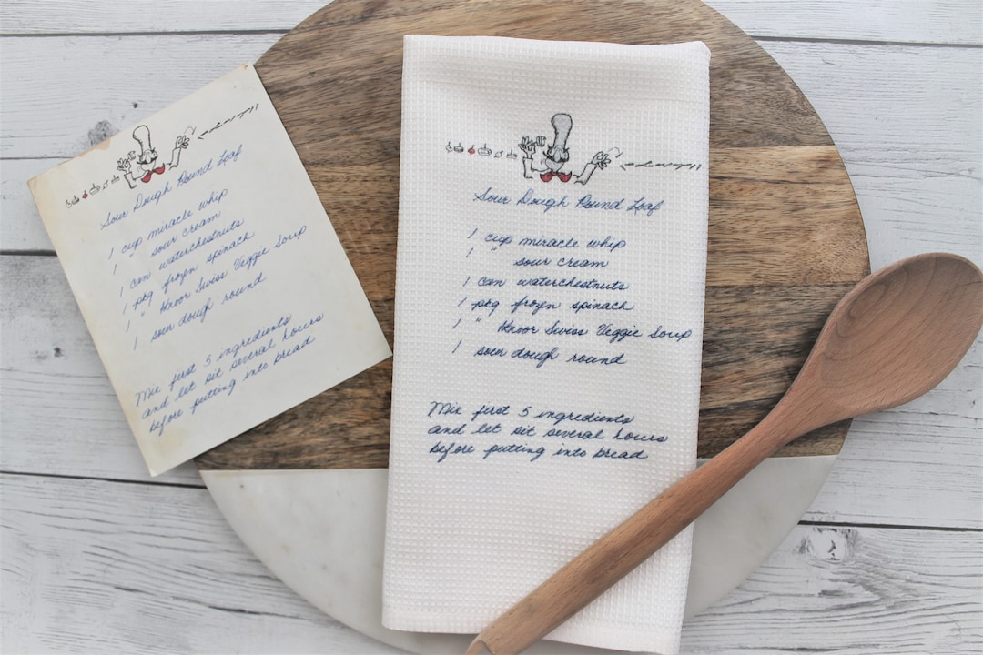 Custom Tea Towel, Custom Printed Towel, Old Recipe, Tea Towel Recipe ...