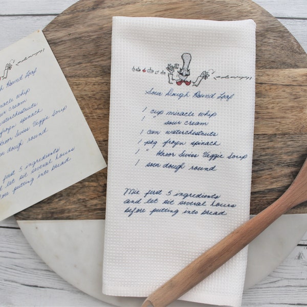 Vintage Recipe Tea Towels - Etsy