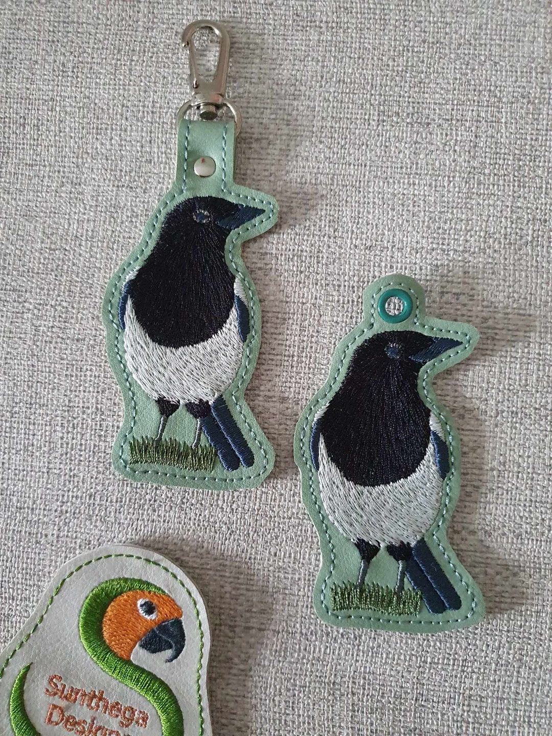 Magpie Key Fob With Free Eyelet 4 X 4 ITH DIGITAL FILE Only for ...