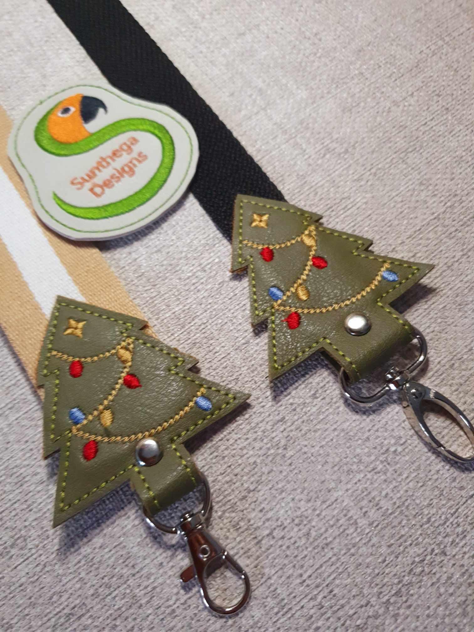 Christmas Tree Strap Ends To15 and 25mm Swivel Clasp 4 X 4 ITH DIGITAL ...