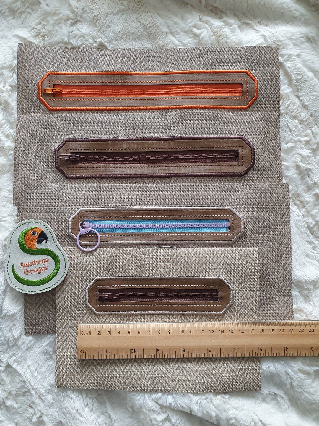 Oct Zipper Overlay 4 Sizes ITH DIGITAL FILE for Embroidery Machines ...