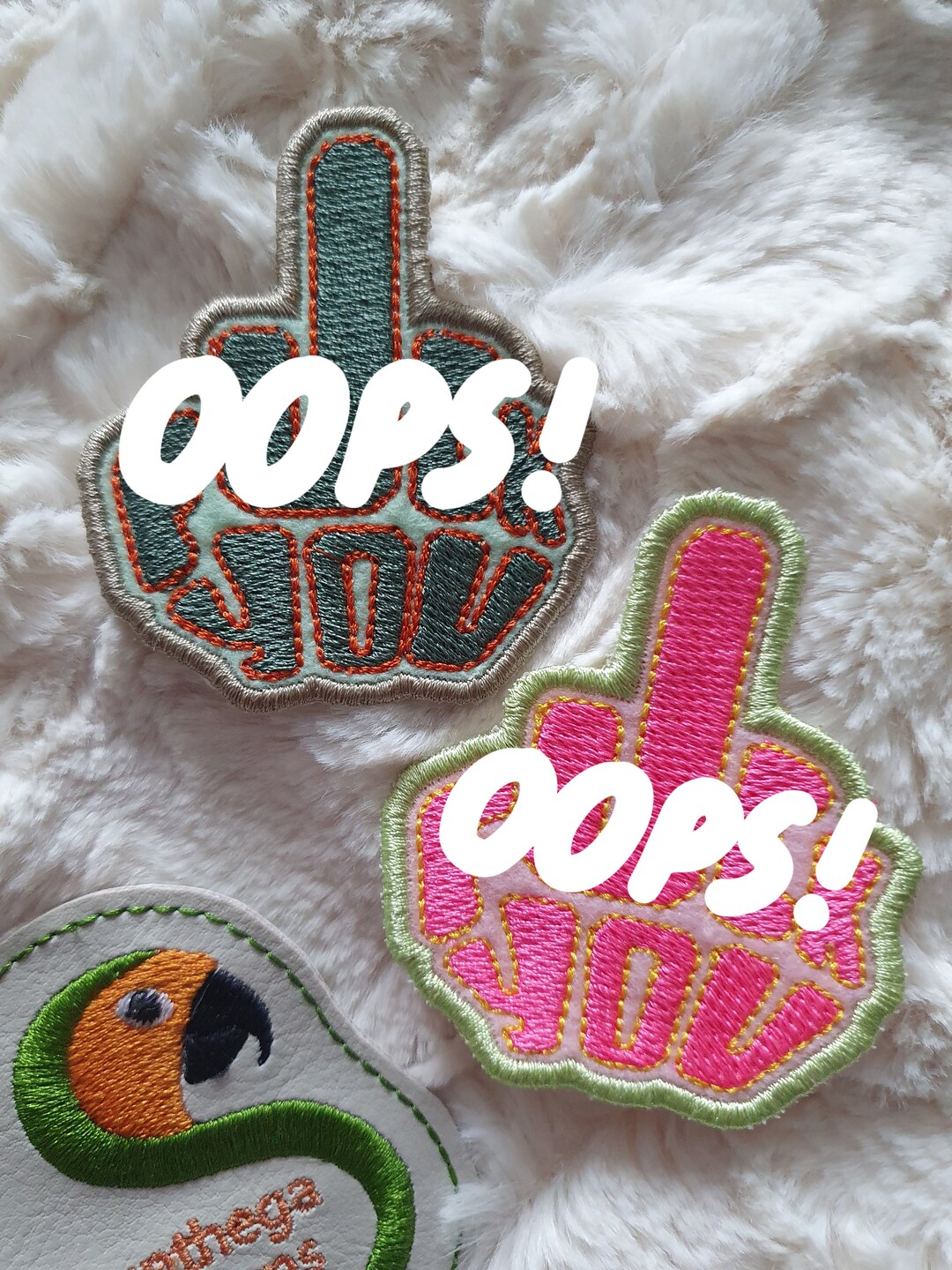 F You Hand Patch 4 X 4 ITH DIGITAL FILE for Embroidery Machines - Etsy