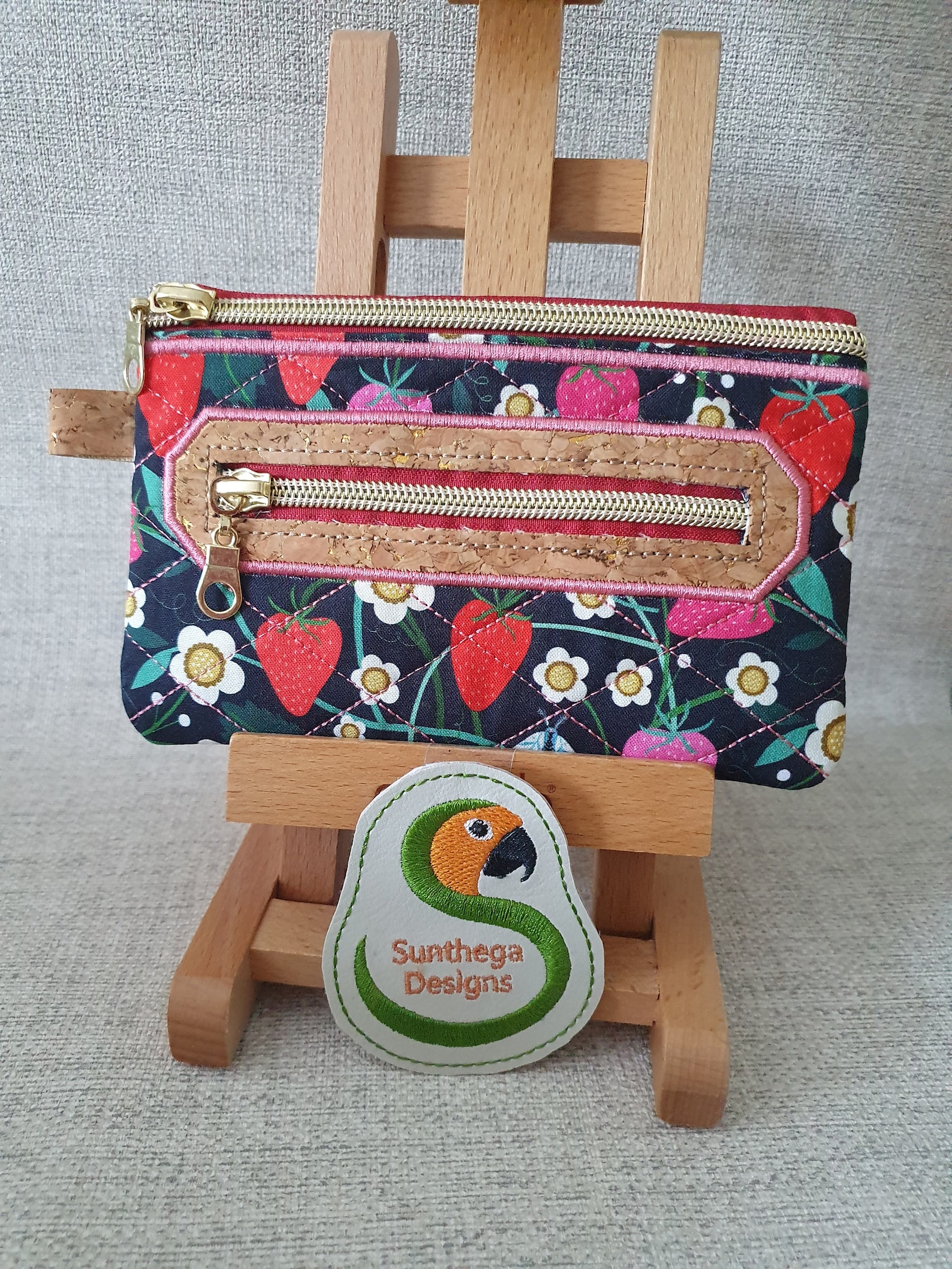 Decorative Zip Pocket Bag5 X 7 ITH DIGITAL FILE Only for Embroidery ...