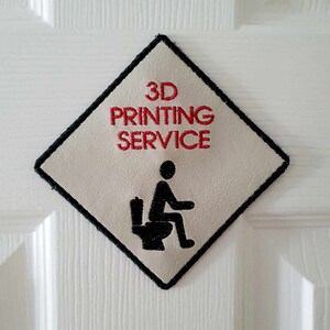 Toilet Sign 3D Printing 4 X 4 ITH DIGITAL FILE Only for Embroidery ...