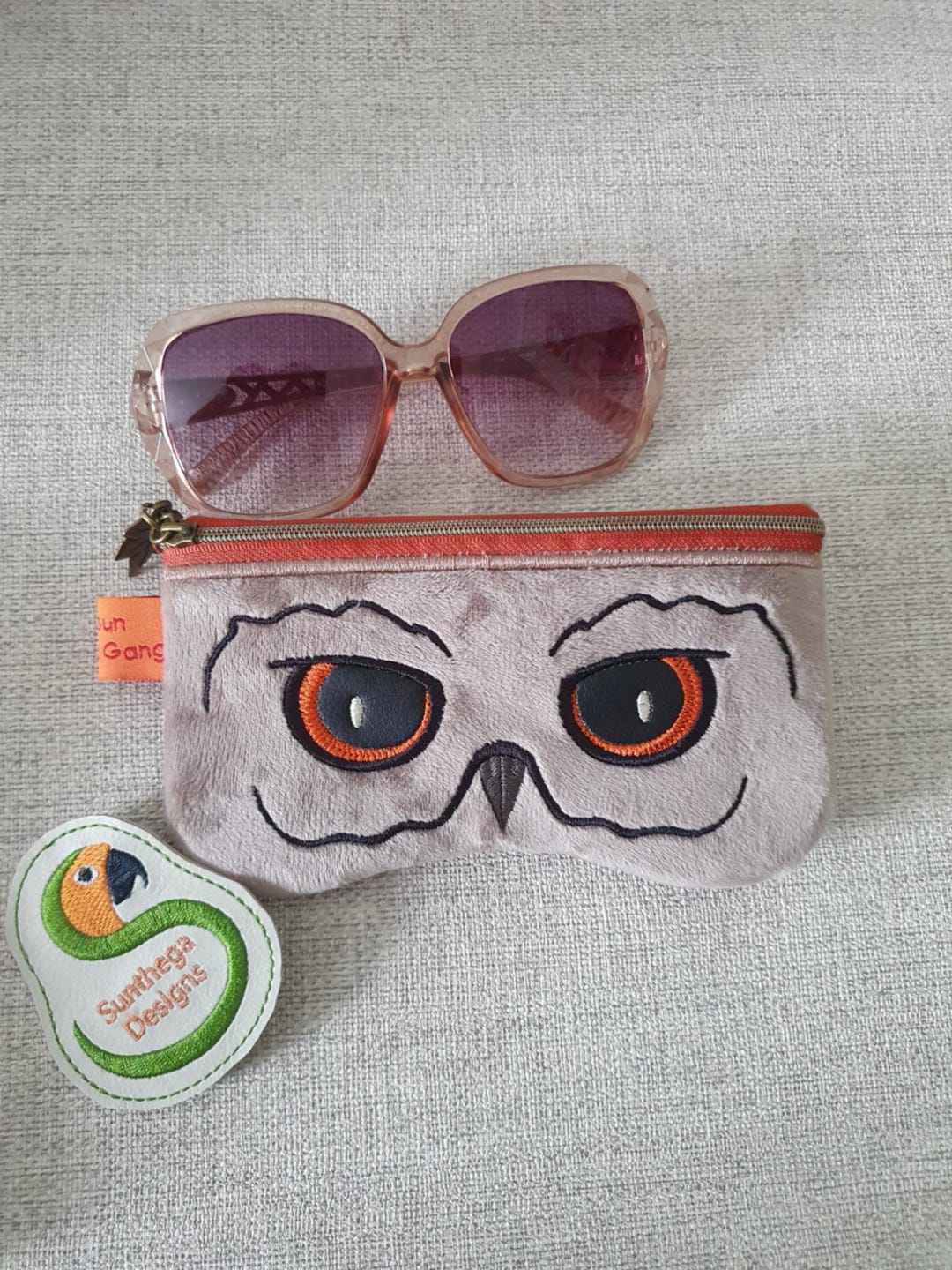 NF Wise Owl Top Zip Glasses Case 5 X 7 ITH DIGITAL File Only for ...