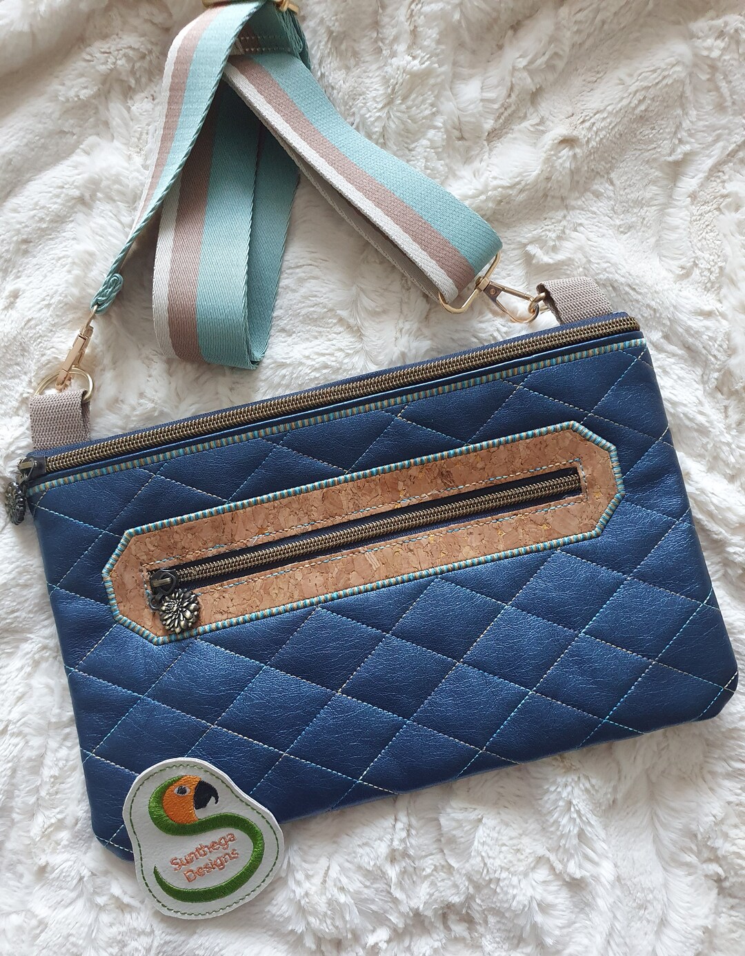 Decorative Zip Pocket Bag 8 X 12 ITH DIGITAL FILE Only for Embroidery ...