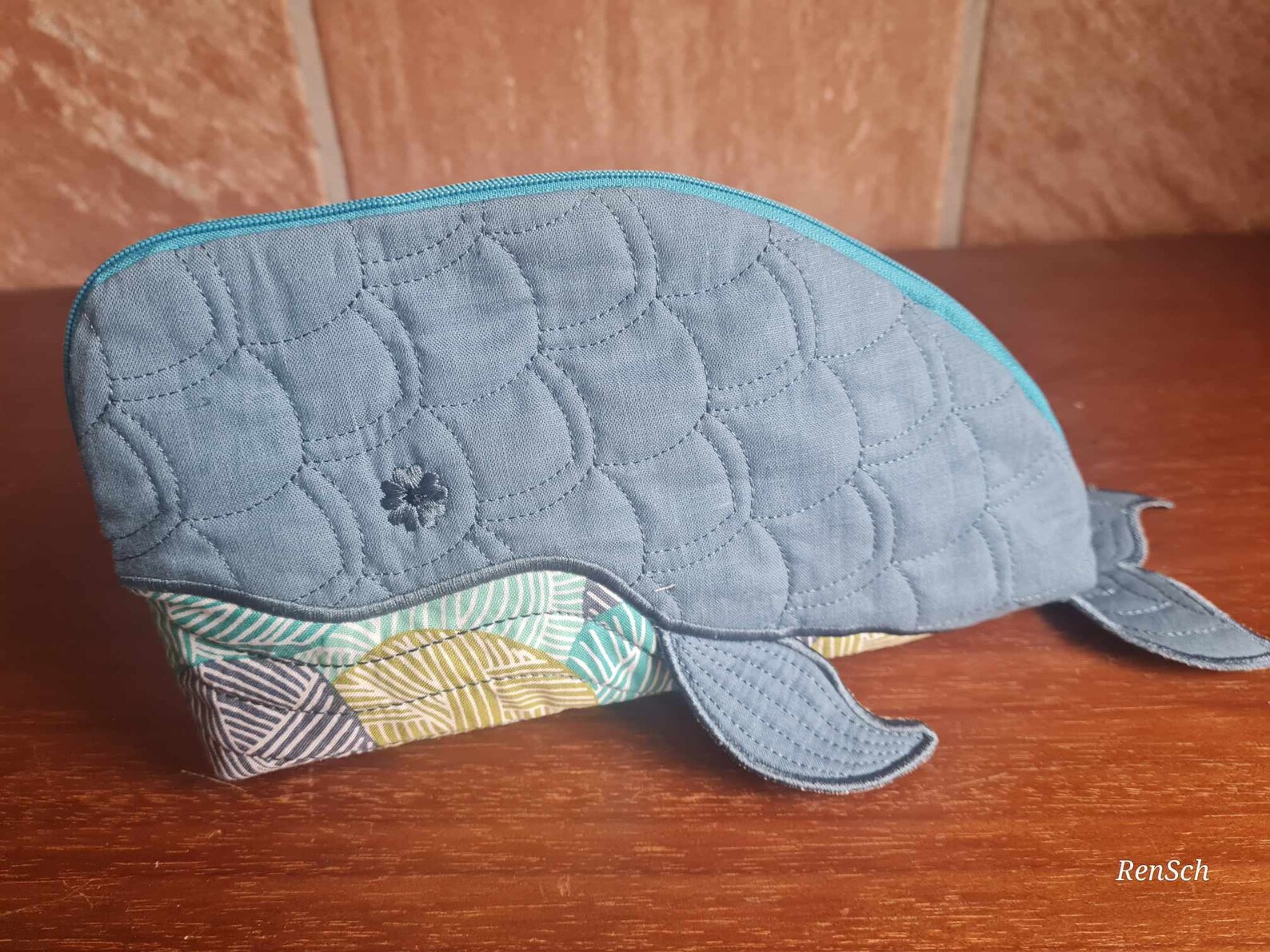 Whale Pouch 7 X 12 Panels ITH DIGITAL FILE for Embroidery Machines Only ...