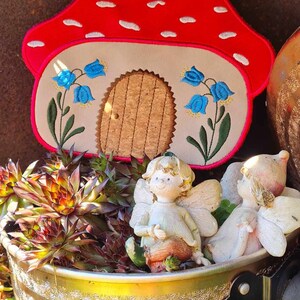 Fairy House Sign, Mat 8 X 8 ITH DIGITAL FILE for Embroidery Machines ...