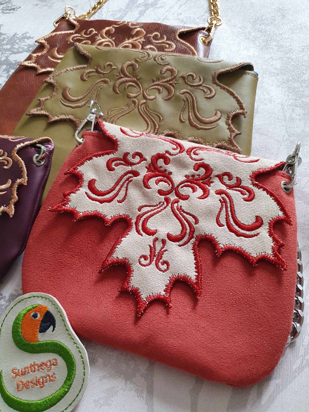 Maple Leaf Bag 4 Sizes, 5 X 6, 6 X 7, 7 X 8, 8 X 8 ITH DIGITAL FILE for ...