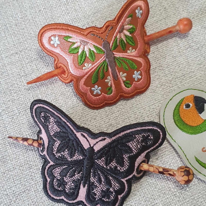 Barrette Hair Clip Butterfly - Etsy UK