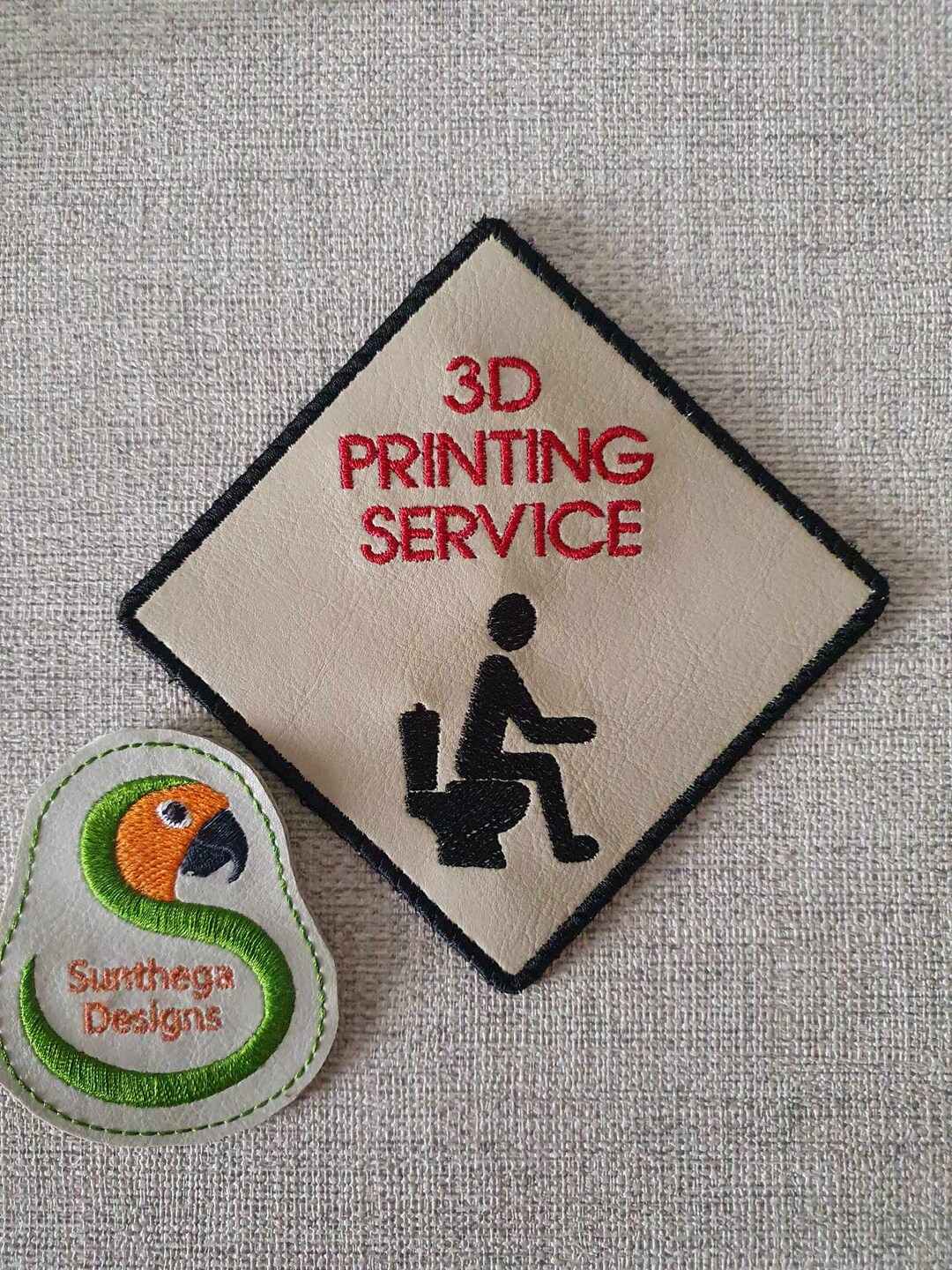 Toilet Sign 3D Printing 4 X 4 ITH DIGITAL FILE Only for Embroidery ...