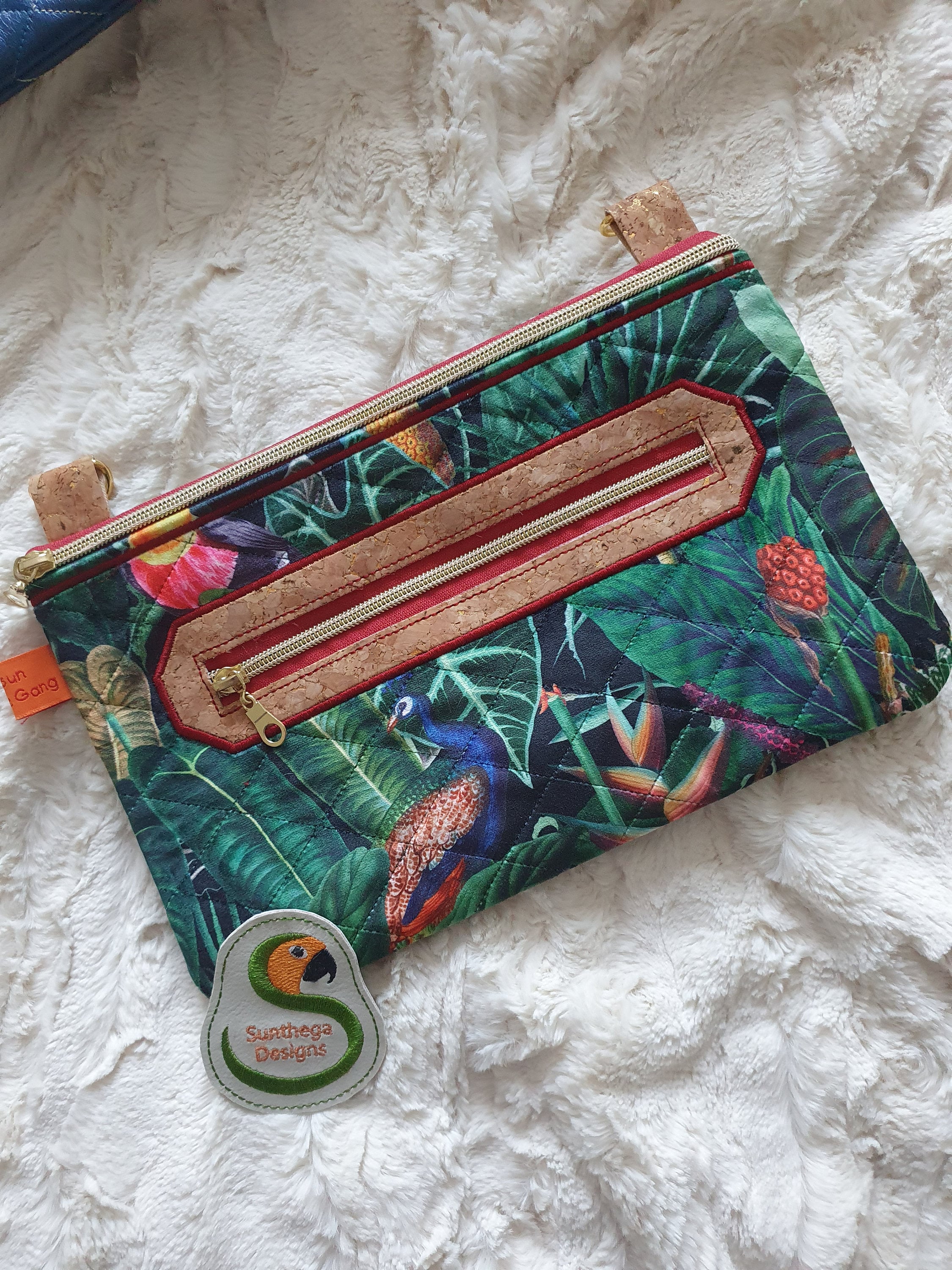 Decorative Zip Pocket Bag 8 X 12 ITH DIGITAL FILE Only for Embroidery ...