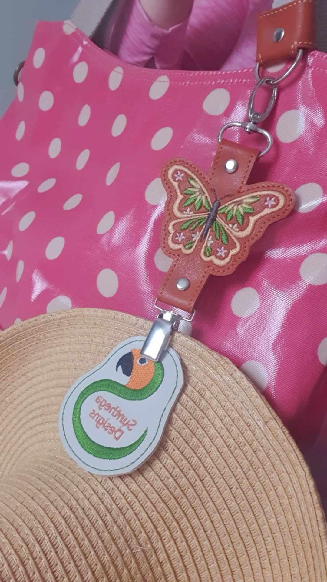 NF Butterfly Hat Clip With Strap Attachment 5 X 7 ITH DIGITAL File for ...