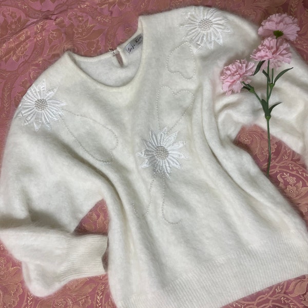 Angora Sweater - Etsy