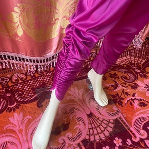 S 80s Crimson Statement One Shoulder Jumpsuit - Etsy