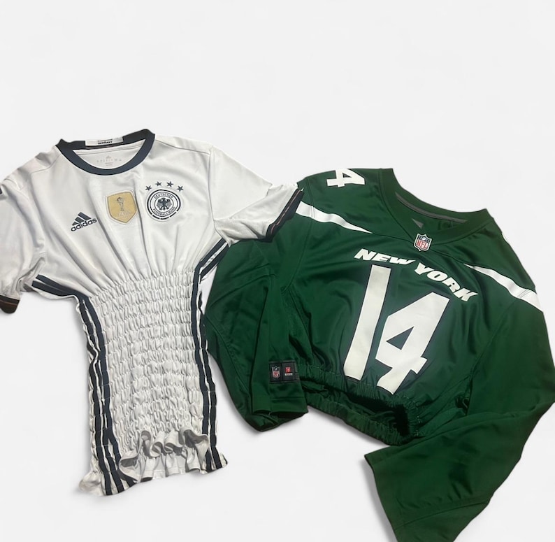 Reworked Jersey Tops - Etsy