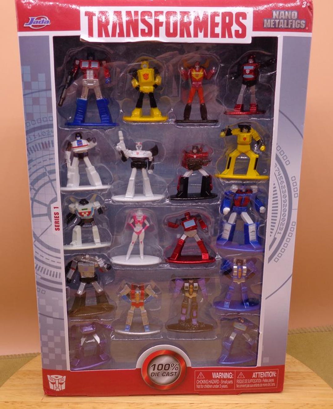 JADA Transformer NANO METALFIGS by Hasbro 18 Piece Series 1 100% Die ...