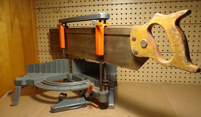 Vintage Craftsman Miter Box Model No. 881.36303 With Hold Down Clamp ...