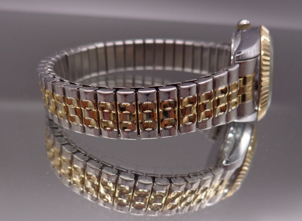 Swanson Japan Women's Watch Water Resistant Black Dial Rhinestone Two ...