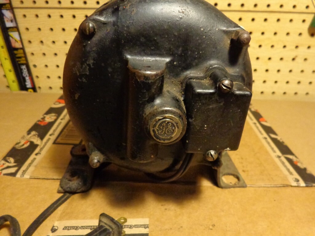 Vintage GE General Electric AC Motor Model 5KSA47C7 Type KSA Hp 1/4 Gen ...