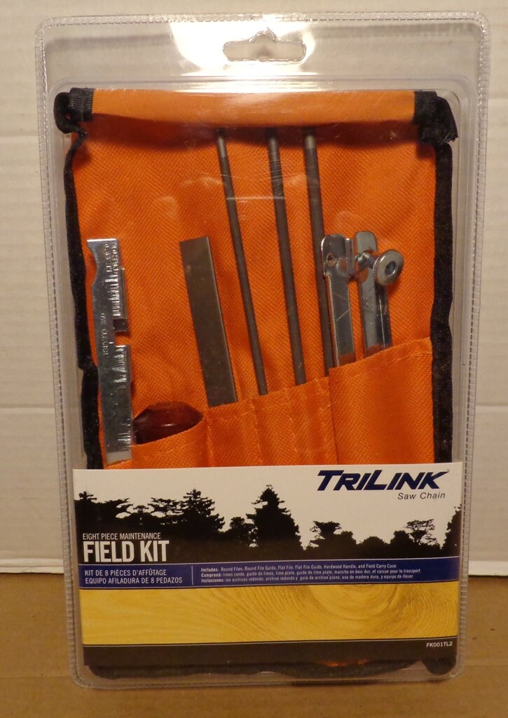 TRILINK Saw Chain Maintenance Field Kit Sharpener/repair/file 8 Piece ...