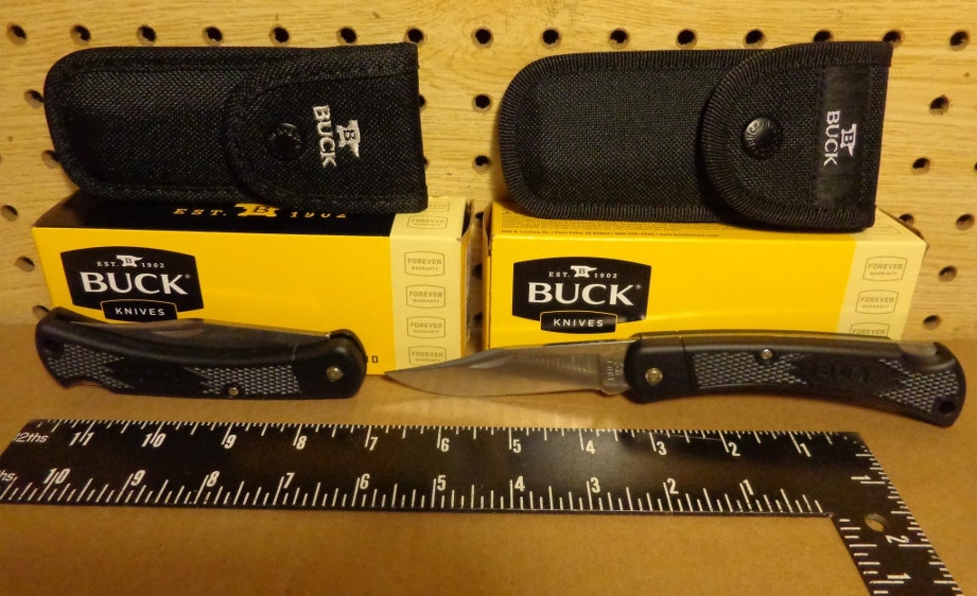 Buck Knife Edge of Legend Model 110 Lite Hunter Pocket Knife With Nylon ...