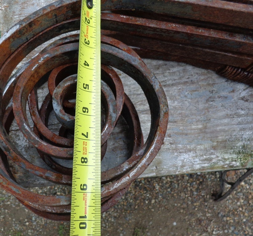 Vintage Extra Large Heavy Duty Hand Forged Wrought Iron Decorative ...