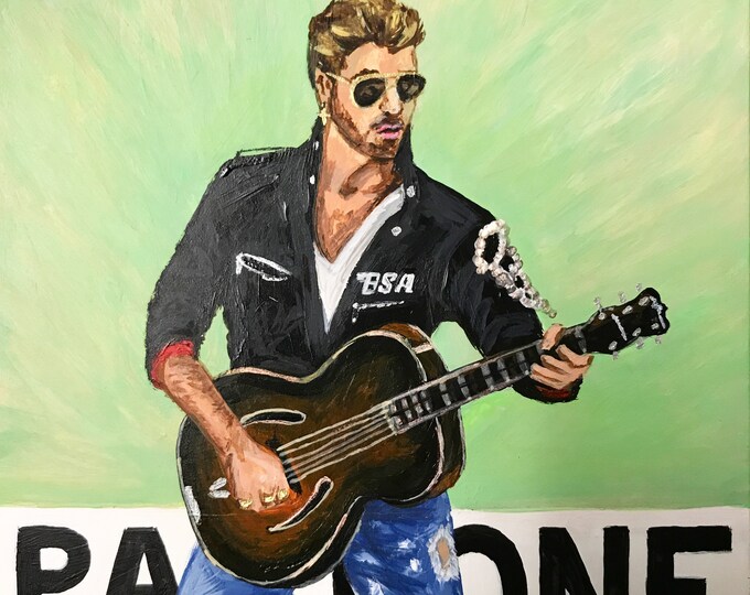 George Michael Pop Art Painting - Etsy