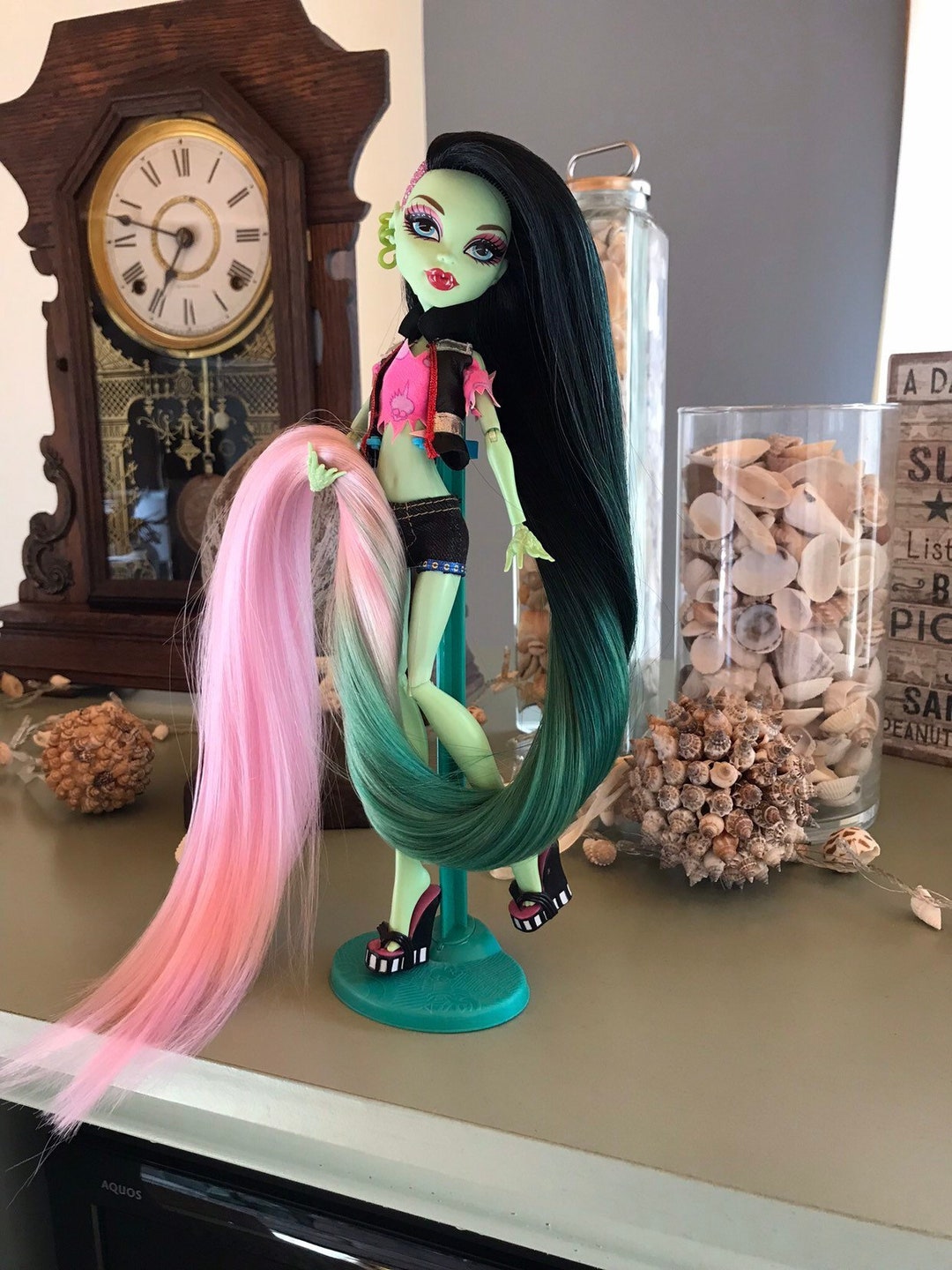 Monster High/ever After High Reroot Service- Doll Hair Replacement - Etsy