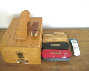 Shoe shine box | Etsy