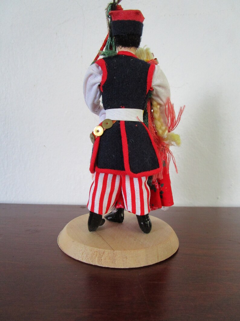 Vintage Polish Handmade Folk Art Lalka Dolls Couple Dancing 5 - Etsy