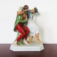 Herend Porcelain Large Opera Singer DERYNE ROZA SZEPPATAKI, With Guitar ...