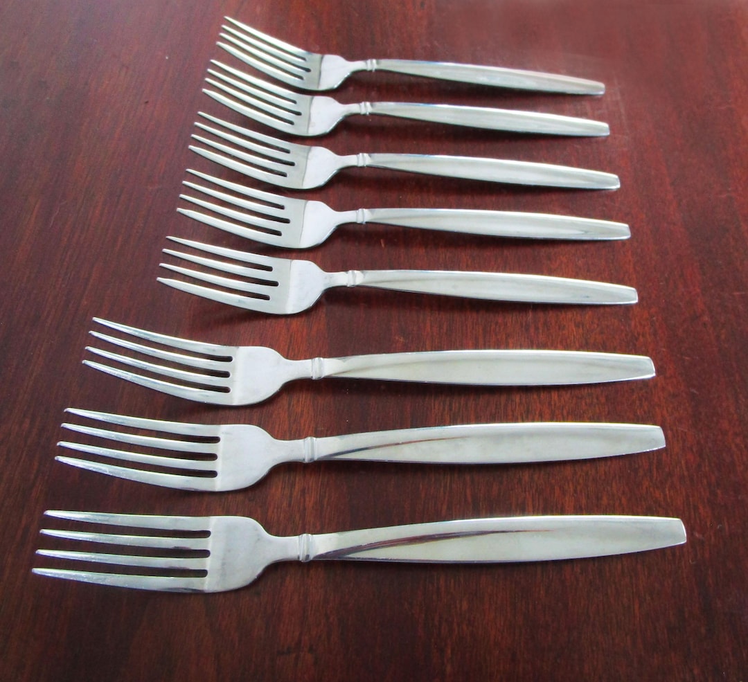 SWEEP Stainless Flatware by Oneida 18/10 Indonesia LOT 8 Pieces 3 ...