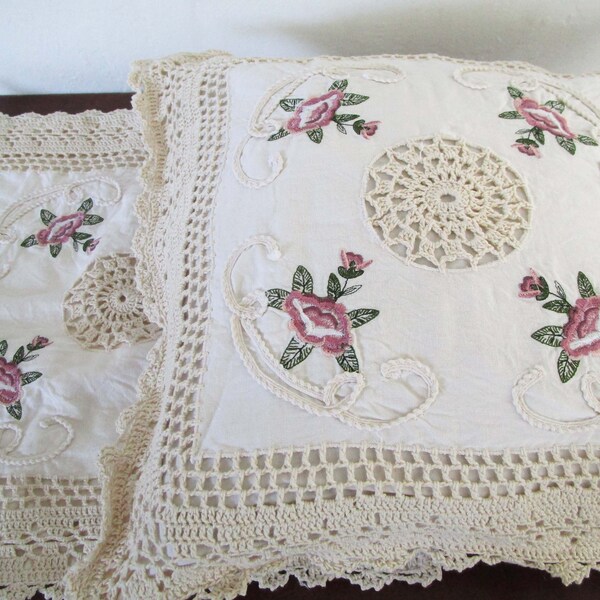 Crochet Pillow Sham - Etsy