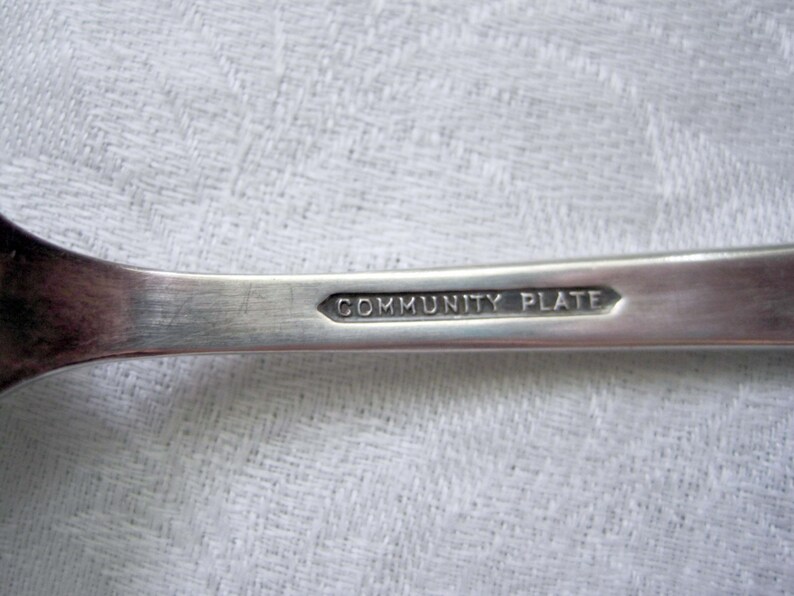 Vintage Sugar Spoon in Coronation by Community Silverplate / - Etsy