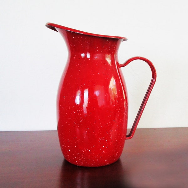 Enamel Pitcher - Etsy